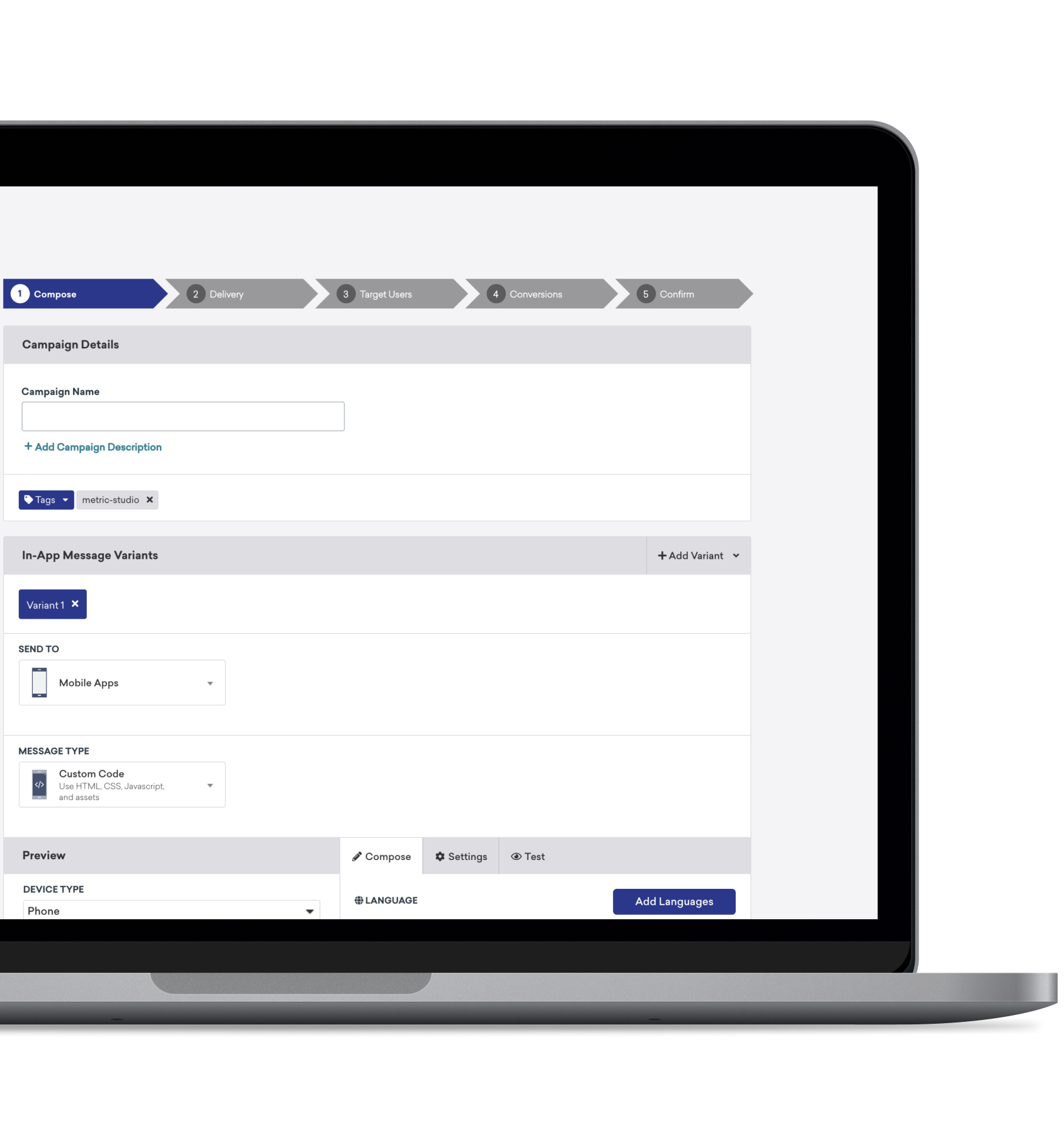 IAM Studio | Create an Expert In-App Message