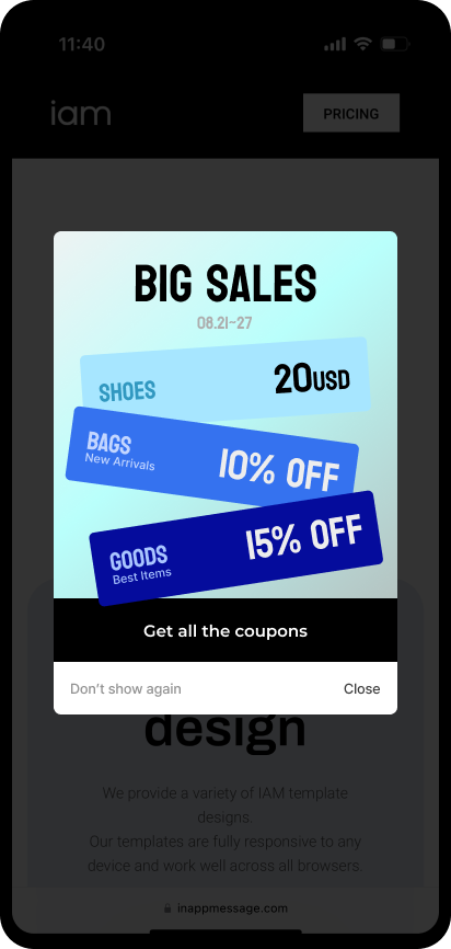 IAM Studio | Create an Expert In-App Message